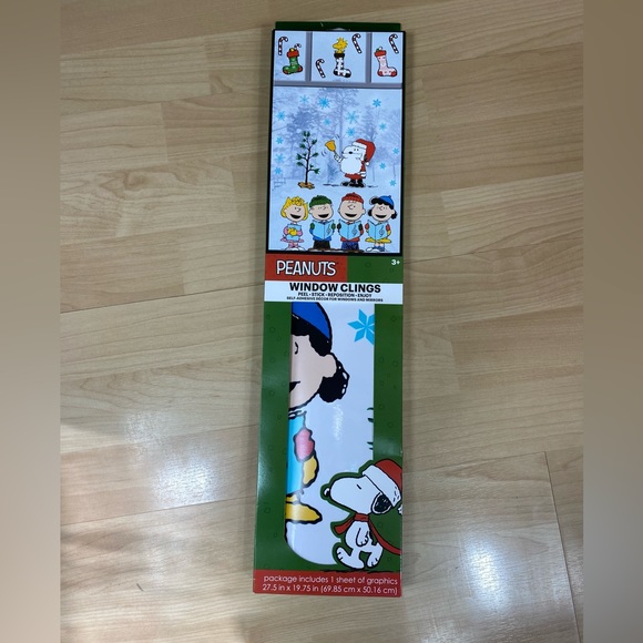 Peanuts | Holiday | Peanuts Snoopy And The Gang Window Clings | Poshmark